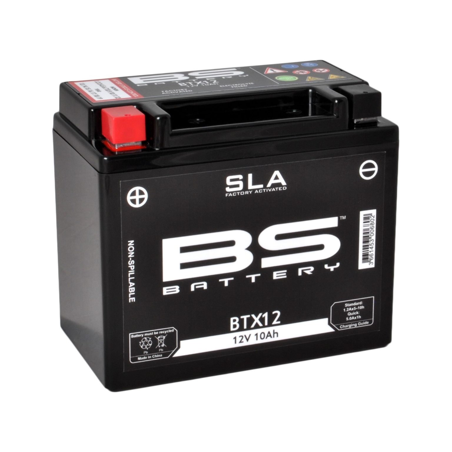 Batería BS Battery SLA BTX12 (FA) - Motos Cano Sport